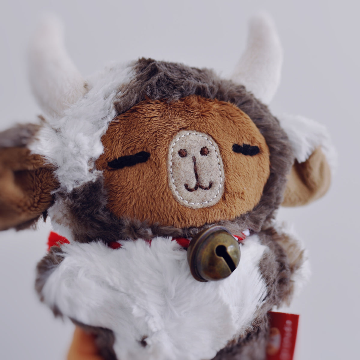 One-of-a-kind Handmade Plushie, Moo Moonch, Expresso | – Noristudio