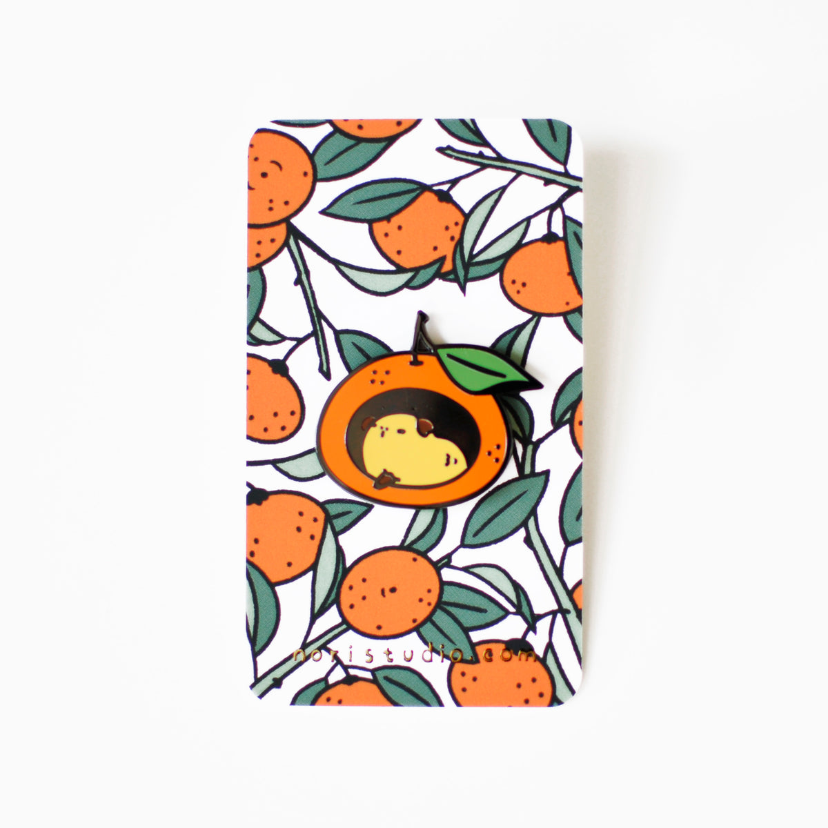 Guinea Pig With Mikan Pet Bed Pin | – Noristudio